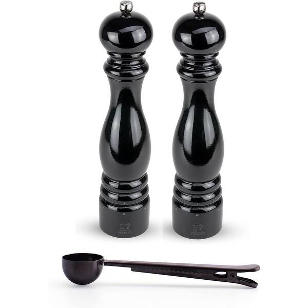Peugeot Paris u'Select Salt & Pepper mill, Gift Set, Black Lacquer ...