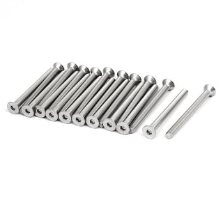 M6x70mm 304 Stainless Steel Flat Head Hex Socket Cap Screws DIN7991 ...