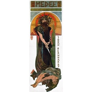 Sarah Bernhardt. /Nbernhardt On A Lithograph Poster By Alphonse Mucha ...