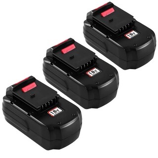 3x Factory Essentials 18V Battery for Porter Cable PC18B 3.0Ah Ni-CD ...
