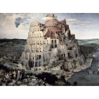 Tower Of Babel 1563 Pieter Bruegel The Elder Oil On Wood Panel ...