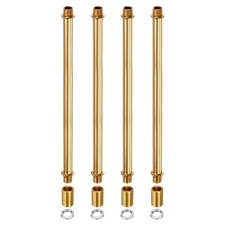 4set M10x1 Threaded Extension Rod Kit 250mm Coupling Nut with Pipe Hex ...