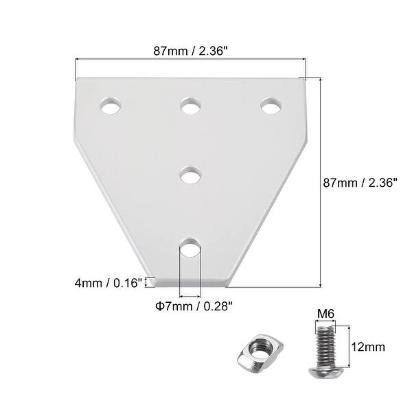 Corner Brackets Plate T Shape Joint Kits Profile for Frame Structure ...