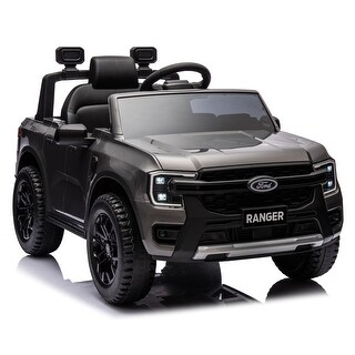 12V Licensed Ford Ranger Ride-On Car - Remote Control, Rear Suspension ...