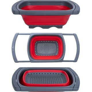 Folding Colander with Extendable Handles - Bed Bath & Beyond - 40831227