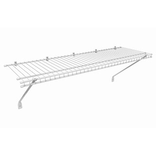 ClosetMaid White Wire Multipurpose Storage Shelf Kit - Bed Bath ...