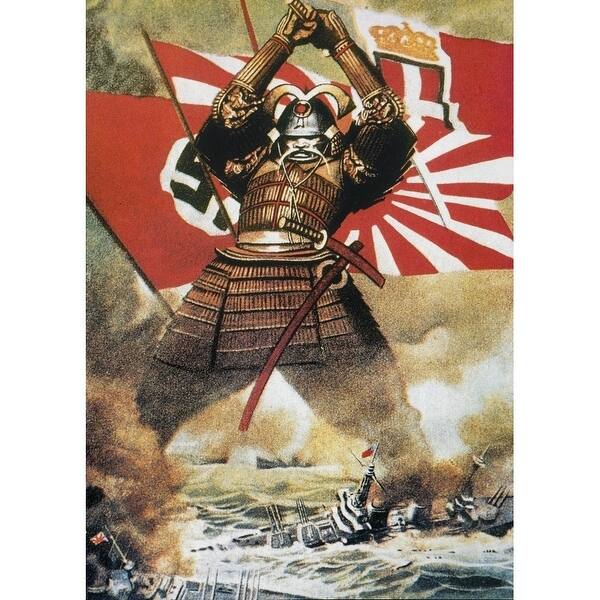 World War Ii Poster./NantiJapanese World War Ii Poster Of A Samurai ...