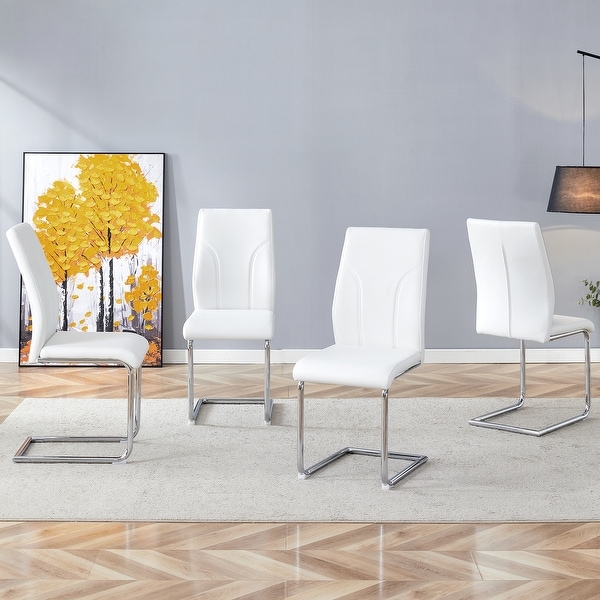 Set of 4 high back dining chairs store