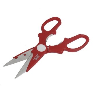 Plastic Grip Multi Functinon Bottle Opener Scissor Shear Red - Bed Bath ...