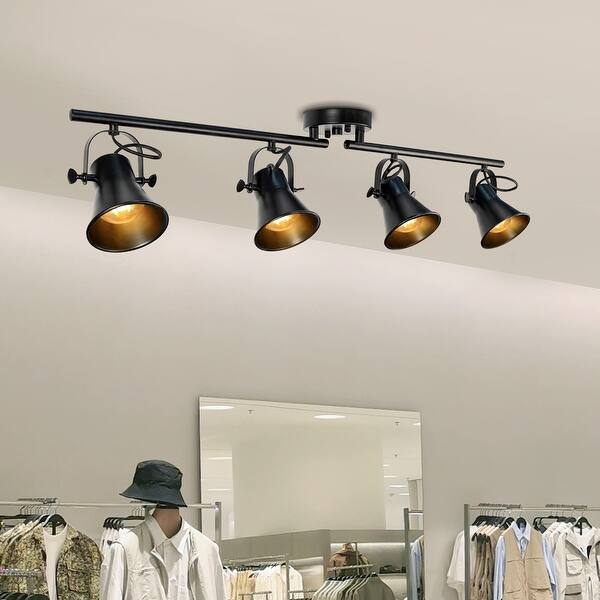 Track Lighting Fixtures Ceiling Track Light with Dimmable Adjustable ...