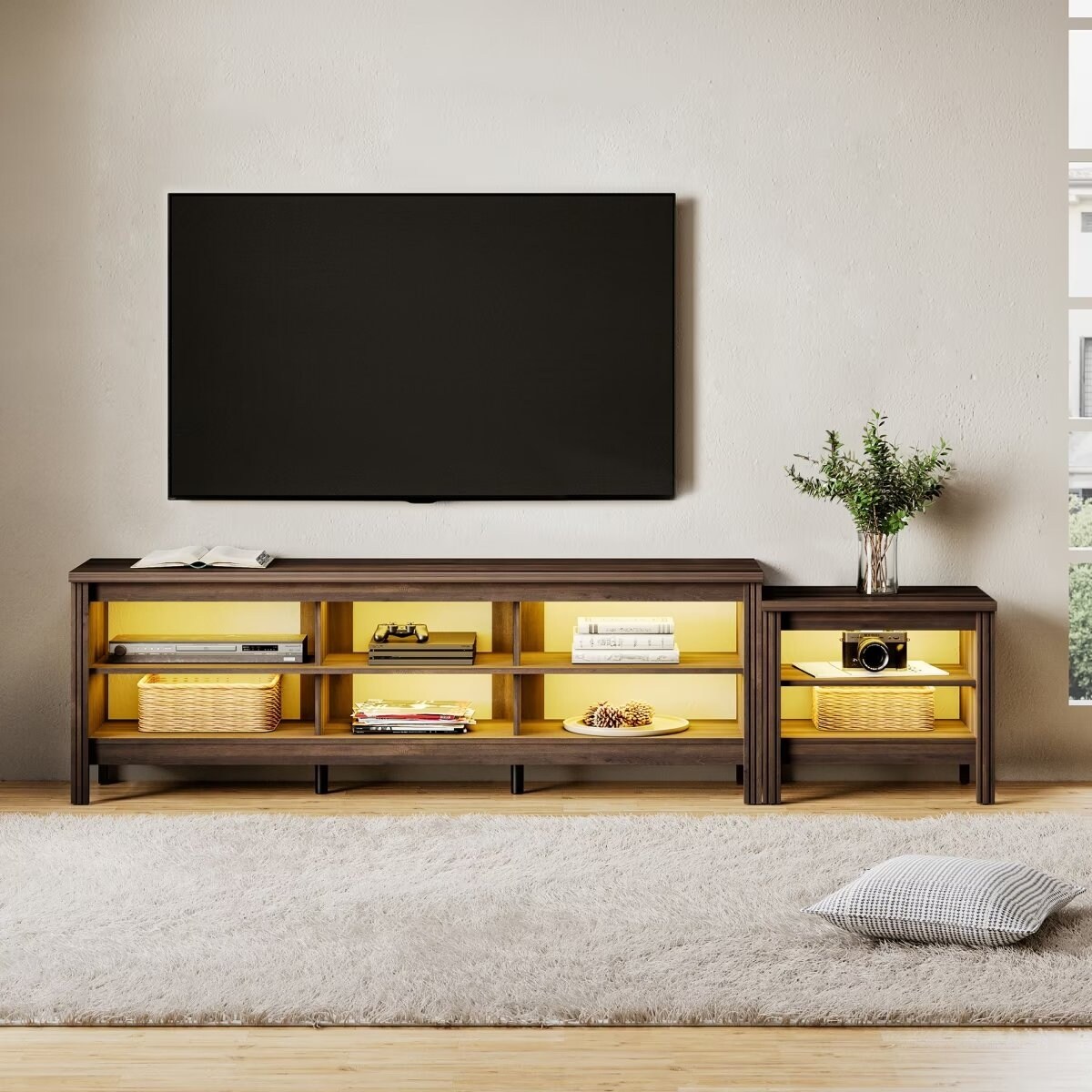 Large entertainment center for 75 inch tv store