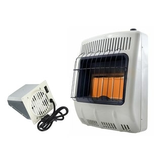 Mr. Heater Vent Free 20,000 BTU Radiant Natural Gas Heater with Blower ...
