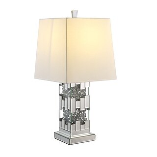 Mirrored & Faux Diamonds Table Lamp - Bed Bath & Beyond - 37523586