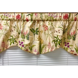 Spring Meadow floral shaped valance - Bed Bath & Beyond - 40544761