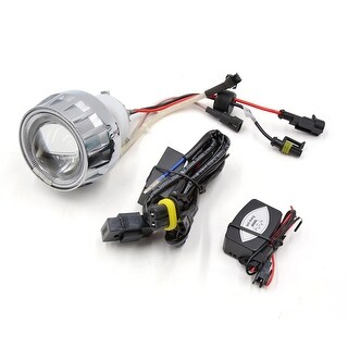 2" Dia. DC 12V White Angel Eye 6000K HID Bi-Xenon Projector Lens for ...