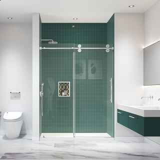 PROOX Frameless Single Sliding Door with smooth sliding - Bed Bath ...