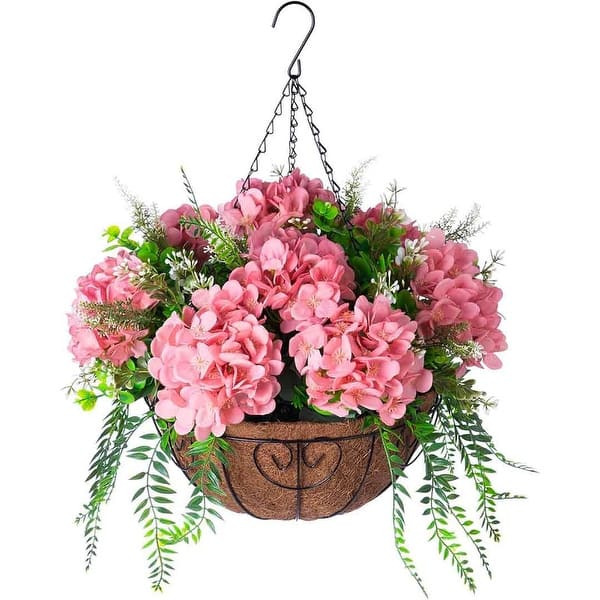 artificial basket flowers