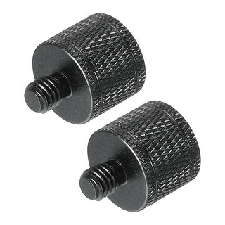 Mic Stand Adapter M6 Male x M8 Female Camera Screw Thread Adapter Black ...