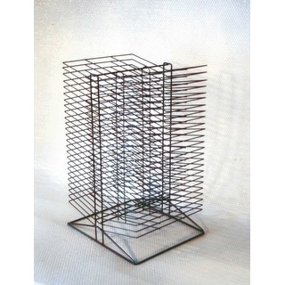 Sax All-Steel Double Sided Wire Drying Rack, 50 Shelves, 17-1/2 x 20 x ...