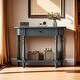 Retro Storage Console Table with Drawer and Open Shelf - Bed Bath ...