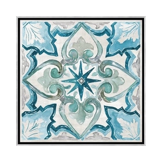 iCanvas "Caribbean Tile II" by Nan Framed - Bed Bath & Beyond - 37757259