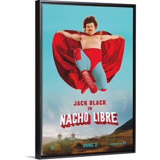 "Nacho Libre (2006)" Black Float Frame Canvas Art - Bed Bath & Beyond ...