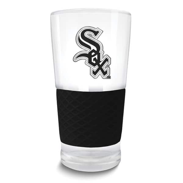 MLB Chicago White Sox Score 22 Oz. Pint Glass with Silicone Grip - Bed ...