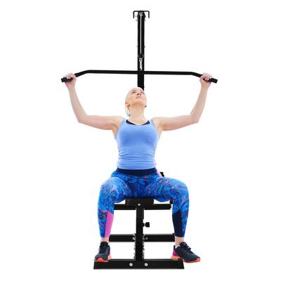 Soozier Exercise Pulldown Weight Machine with Multiple Adjustable Cable ...