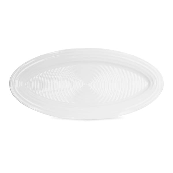 Portmeirion Sophie Conran White Fish Platter - 21 Inch - Bed Bath ...