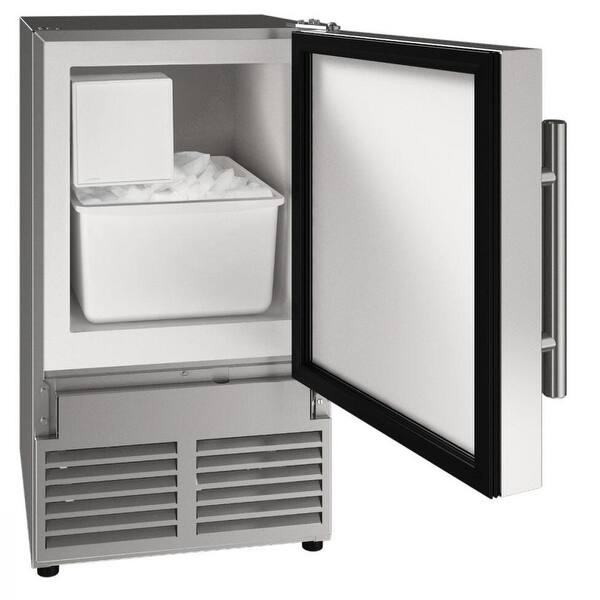 U-Line UACR015-WS01A Ice Maker 15 In Reversible Hinge White Solid 115v ...