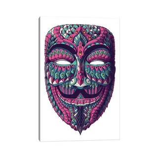 iCanvas "Anonymous Mask In Color I" by Bioworkz Canvas Print - Bed Bath ...
