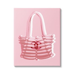Stupell Pink Balloon Purse Canvas Wall Art Design by Daphne Polselli ...