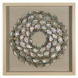 HUJI Abalone Shell Rings Shadow Box Wall Decor - Bed Bath & Beyond ...
