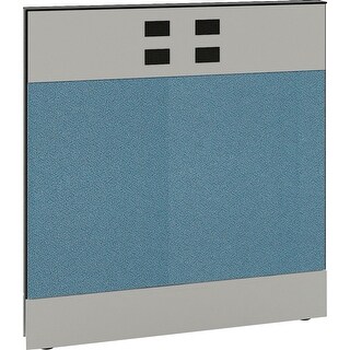 Modular Partition Base Panel with Desktop Raceway Power, 36"W x 38"H ...