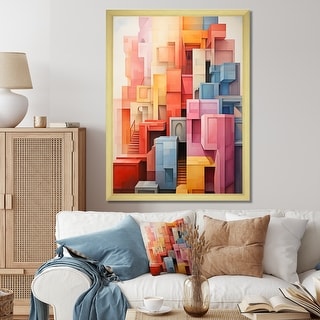 Designart "Constructivism Constructed Horizons VIII" Constructivism ...