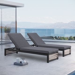 Cadora Outdoor Chaise Lounge ( Set of 2) - Bed Bath & Beyond - 41070539