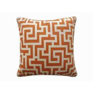Jiti Outdoor Geometric Maze Patterned Waterproof Square Throw Pillows ...
