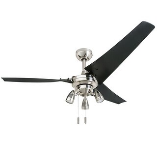 Honeywell Ceiling Fans Phelix Phelix 56" 3 Blade Indoor LED Ceiling ...