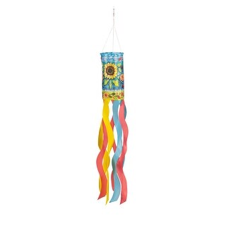 Folk Sunflower Sublimated Windsock - Bed Bath & Beyond - 40463651