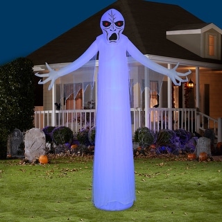 Gemmy Lightshow Airblown ShortCircuit Ghostly Ghoul Giant (Blue), 12 ft ...