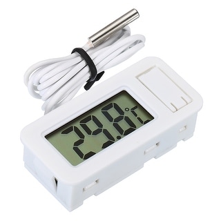 Mini Digital Thermometer LCD Celsius Gauge Temperature Meter with Probe ...