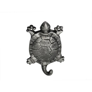 Antique Bronze Cast Iron Turtle Key Hook - 6" - Bed Bath & Beyond ...