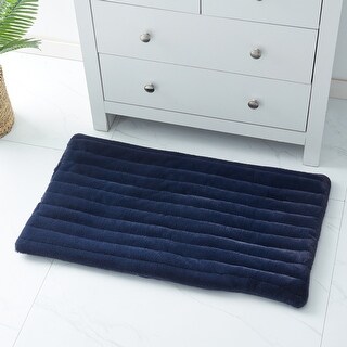 Bearpaw Ribbed Rabbit Fur Bath Rug - Bed Bath & Beyond - 37207688