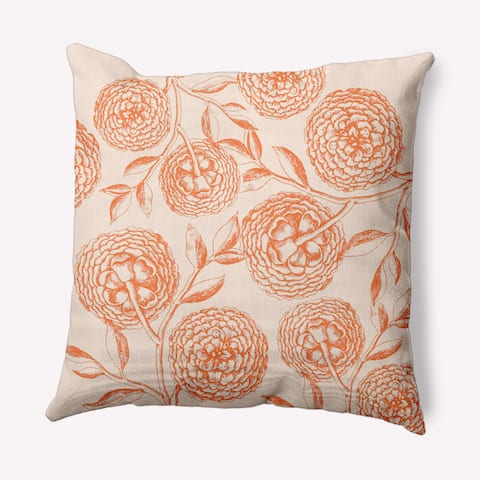 Floral, E by Design Outdoor Throw Pillows - Overstock
