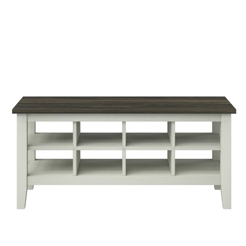 Storage Bench with Removable Dividers - Overstock - 36078333