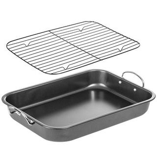 Roasting Pan with Flat Rack - Bed Bath & Beyond - 41247442