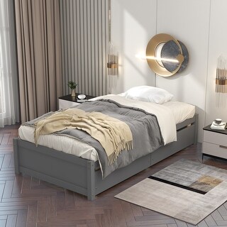 Double Bed With 2 Drawers, The Fresh And Classic Structure Of The ...