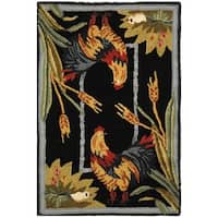 SAFAVIEH Handmade Chelsea Chelsy French Country Rooster Wool Rug - On ...