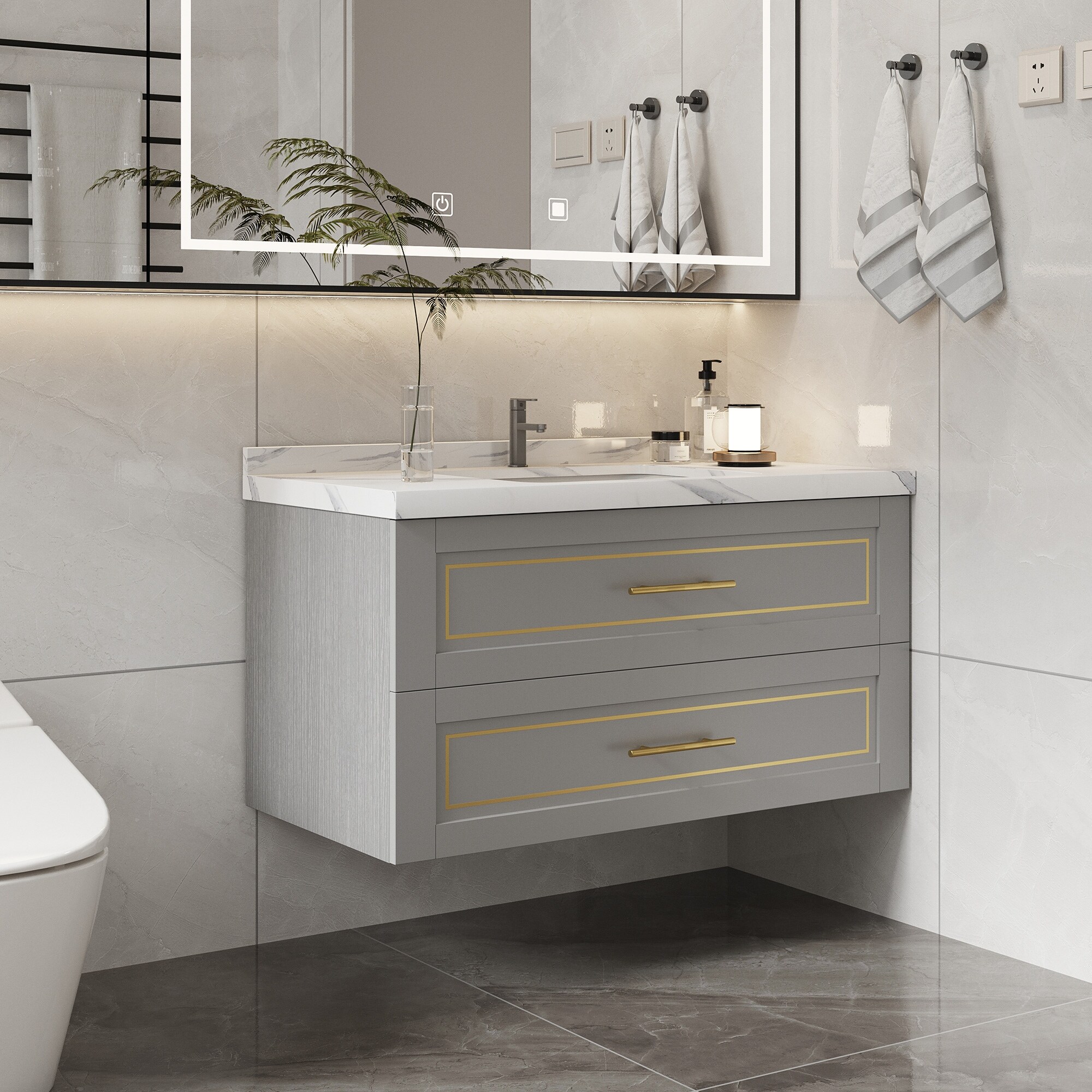 39 in, Single Bathroom Vanities - Bed Bath & Beyond