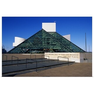 "Rock and Roll Hall of Fame Cleveland OH" Poster Print - Multi - Bed ...
